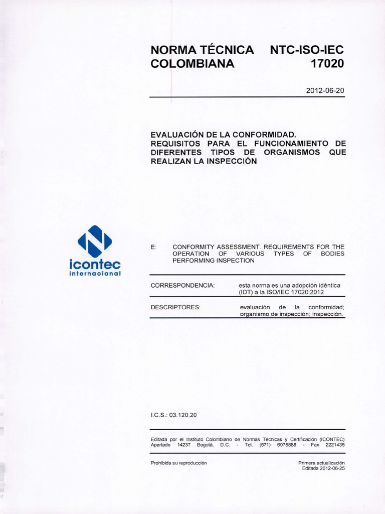 Iso 17020 PDF | PDF | Software | Calibración