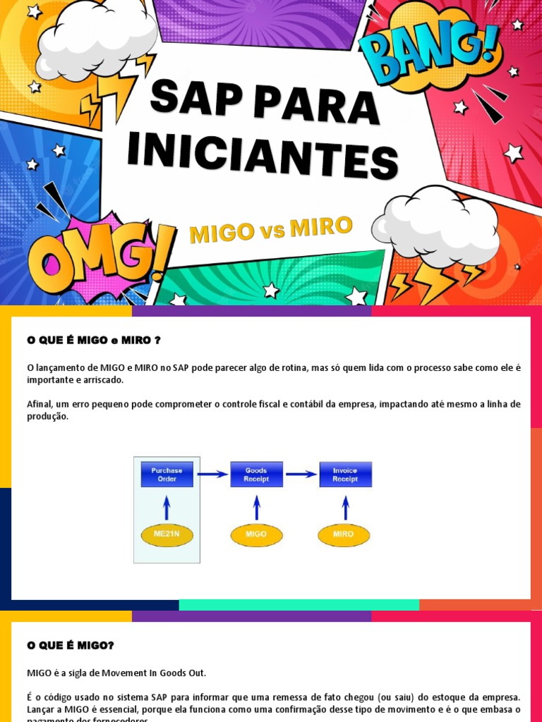MIGO Vs MIRO PDF | PDF | Impostos | Recibo