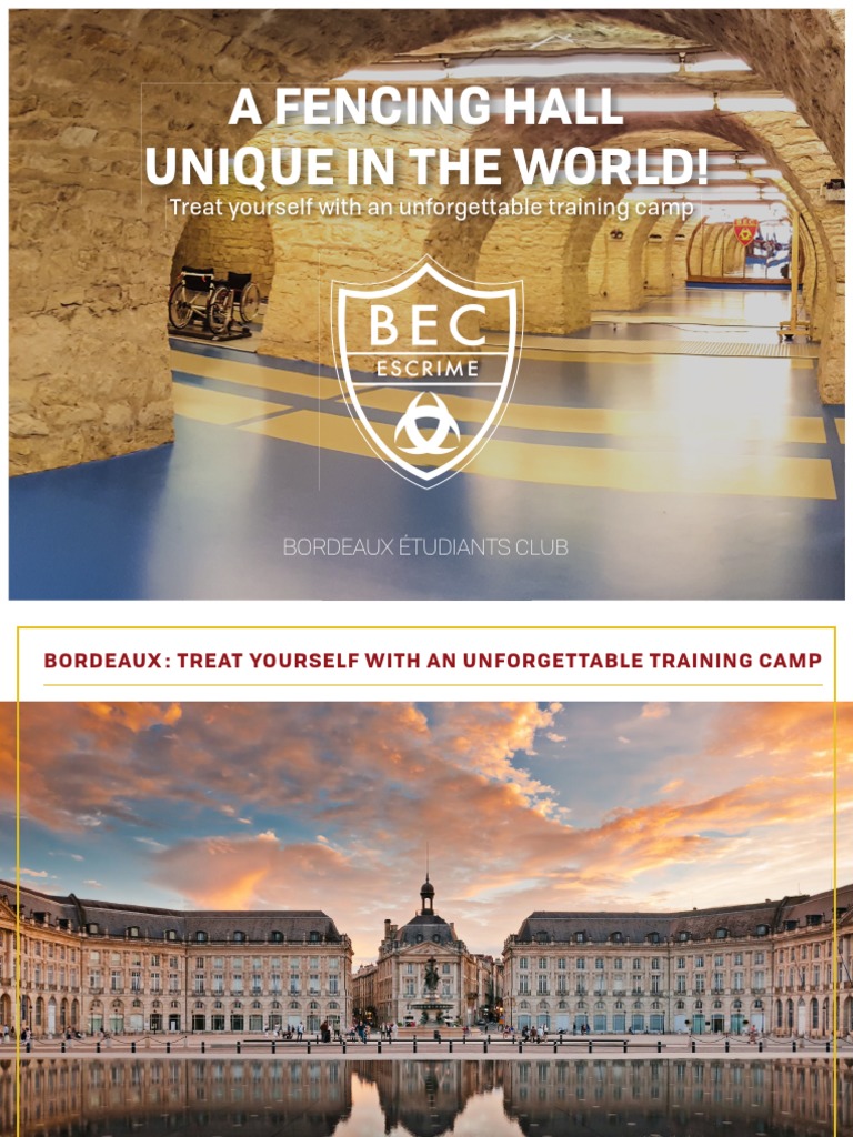 Training Camp in Bordeaux | PDF | Fencing