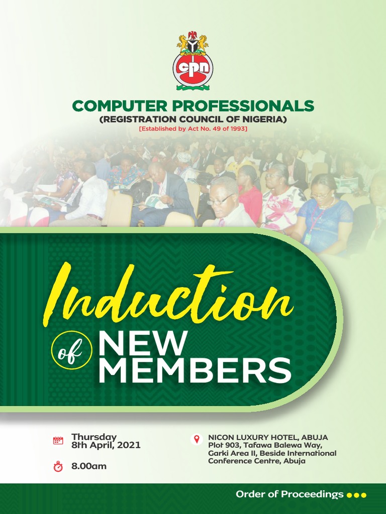 2021 CPN Induction PDF | PDF | Profession | Information Technology