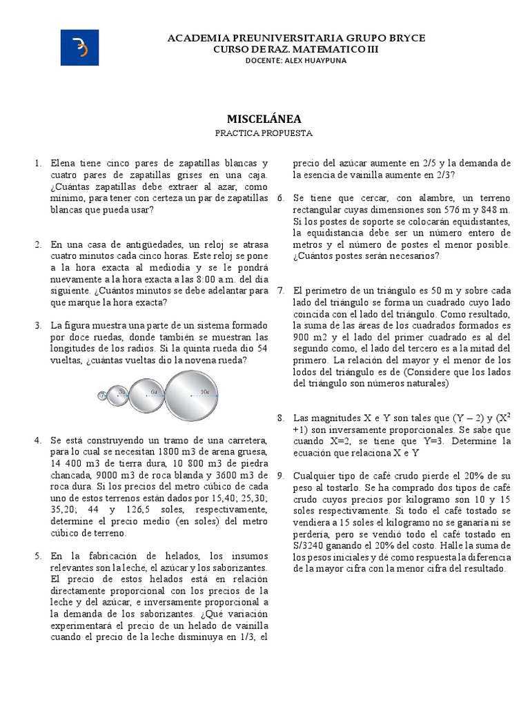 Problemas Matemáticos Avanzados | PDF | Triángulo