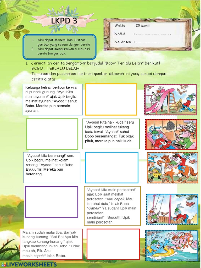cerita bergambar | PDF cerita bergambar | PDF