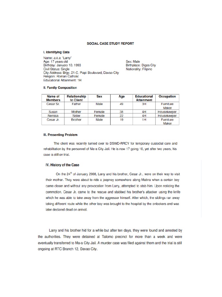 Case Study Report - Reference | PDF