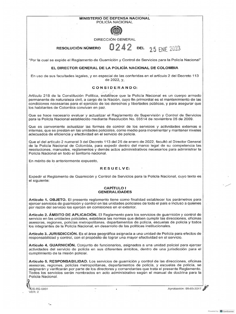 Resolucion 0242 Del 25012023 | PDF