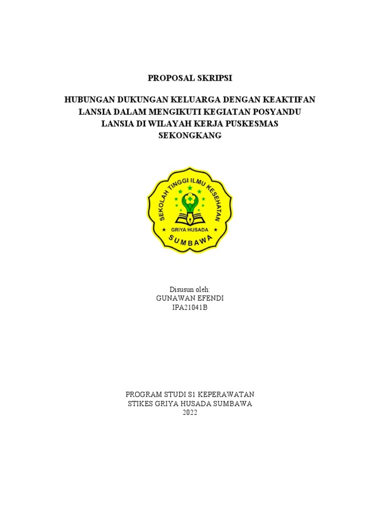 Proposal Gunawan Efendi Revisi Sempro | PDF | Seni