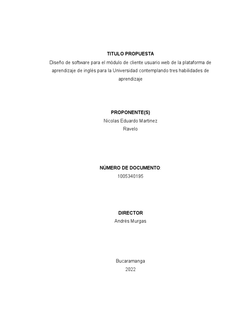 Diseño de Software | PDF | Software | Caso de uso Diseño de Software | PDF | Software | Caso de uso