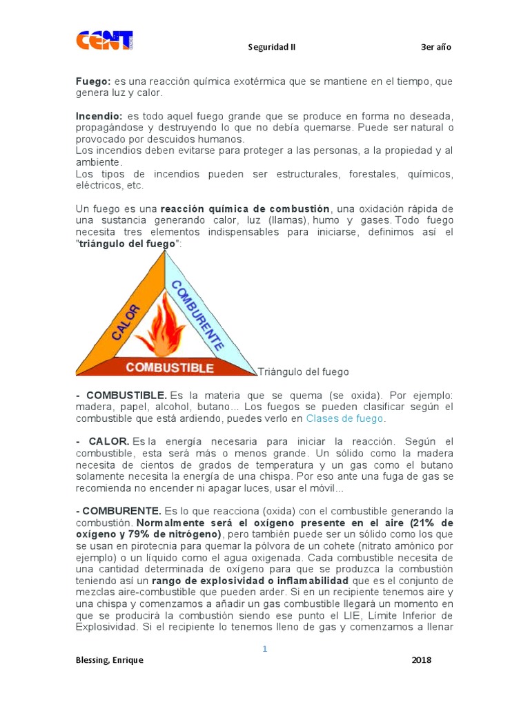 Fuego Pdf Combustión Combustibles