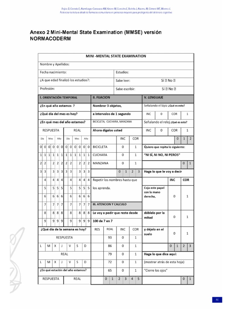 MINIMENTAL.pdf | PDF