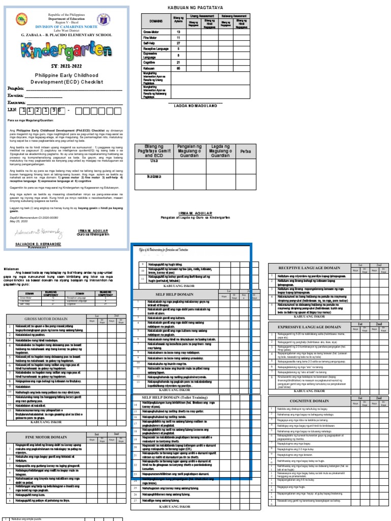 Ecd 2021 2022 | PDF