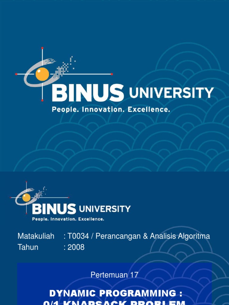 Knapsack Dynamic Programming | PDF