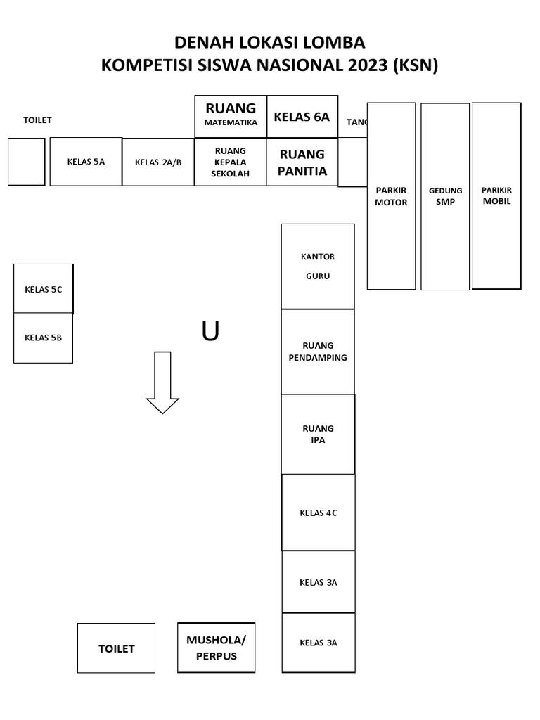 DENAH LOKASI LOMBA | PDF