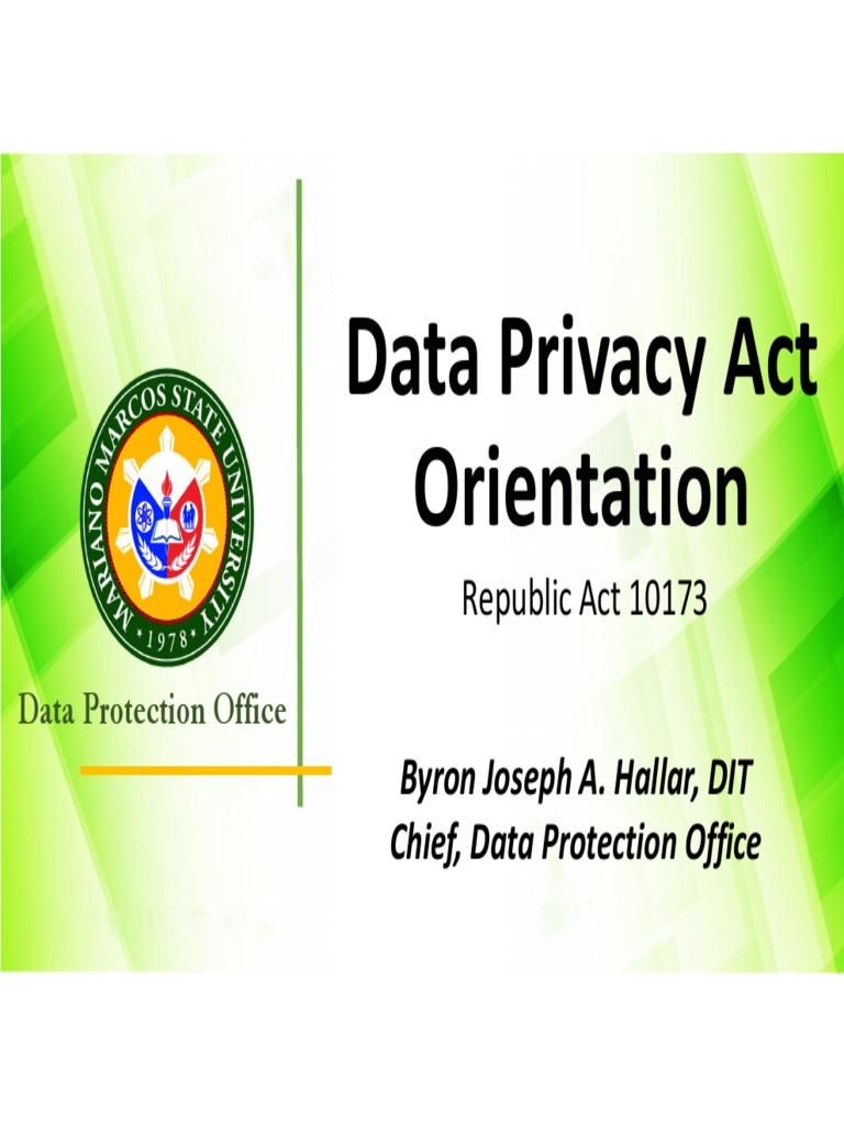 Overview of the Data Privacy Act 10173 | PDF | Privacy | Information ...