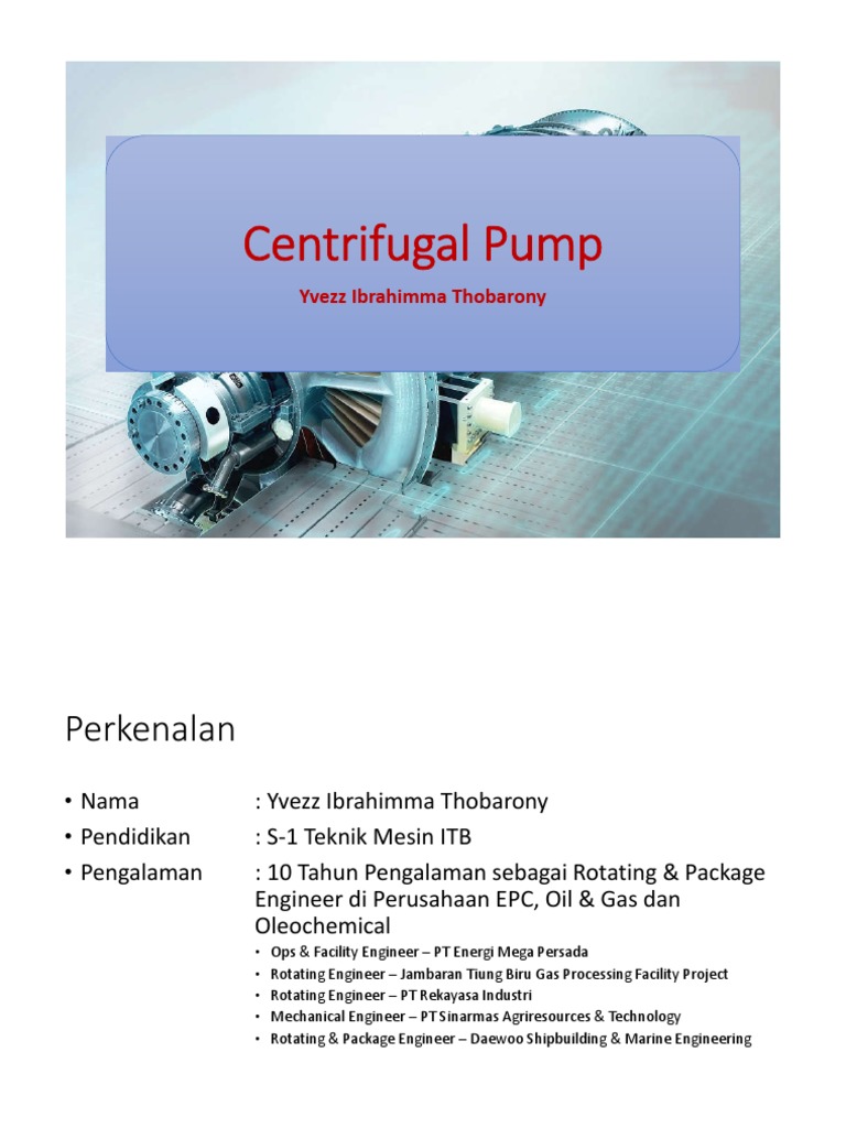 Centrifugal Pump Training | PDF