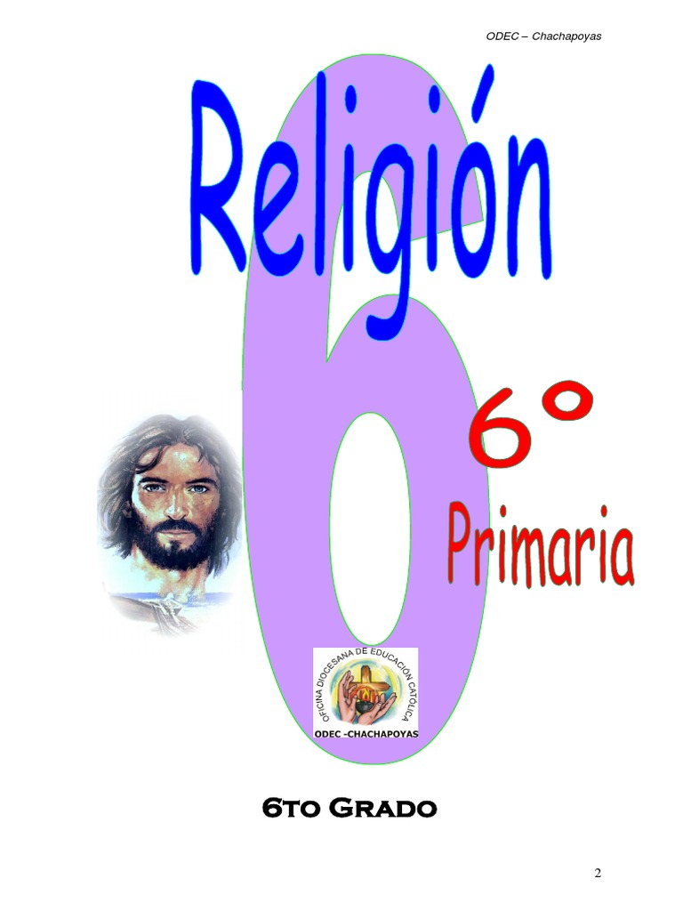 Religión 6° Primaria | Descargar gratis PDF | orador del Señor | Fe