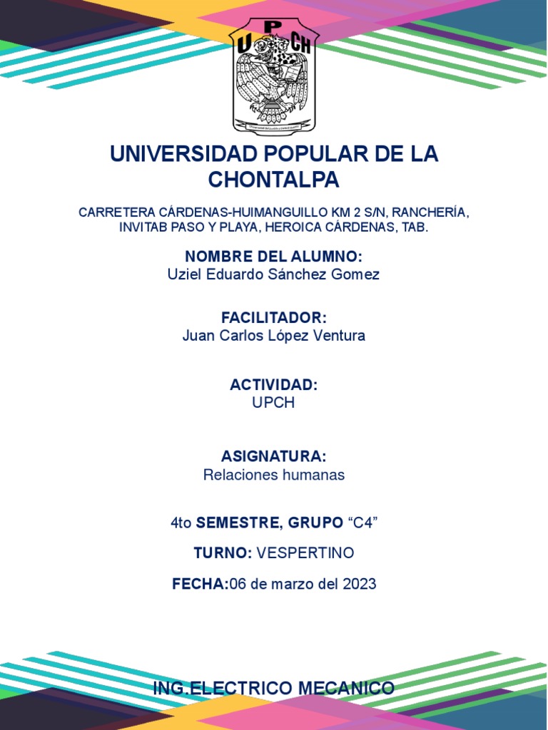 Recorrido por la UPCH en Cárdenas | PDF | Ciencias sociales | Viajes y ...