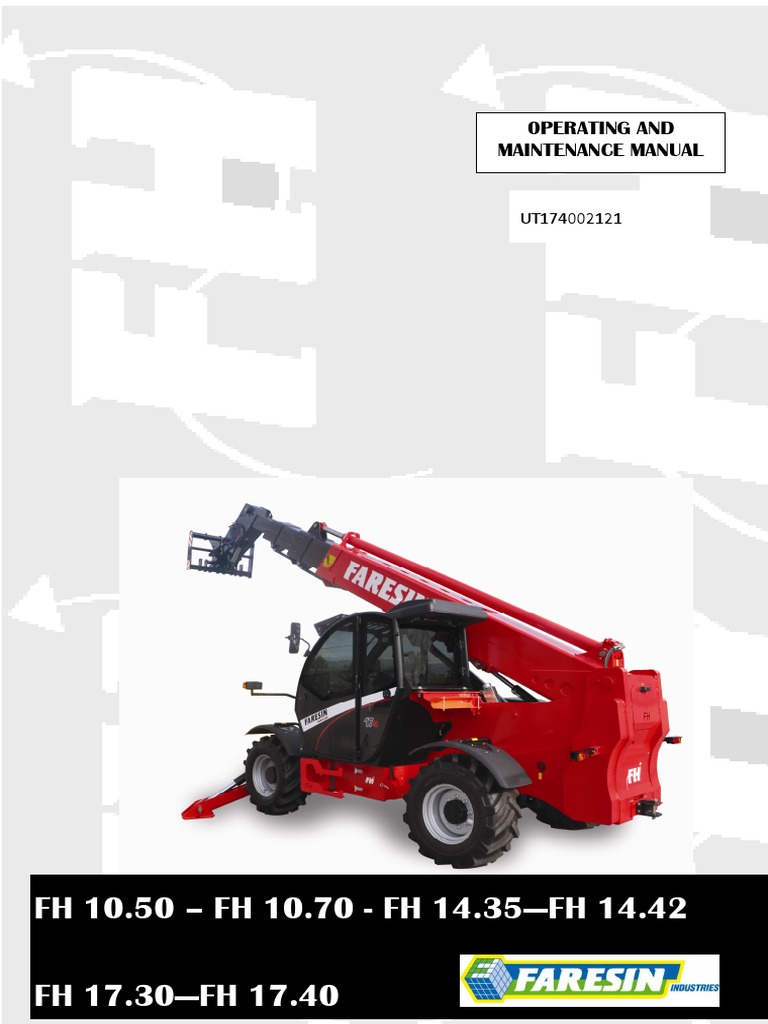 Manual de Operacion de Faresin 10-70 PDF | PDF | Elevator | Manual ...