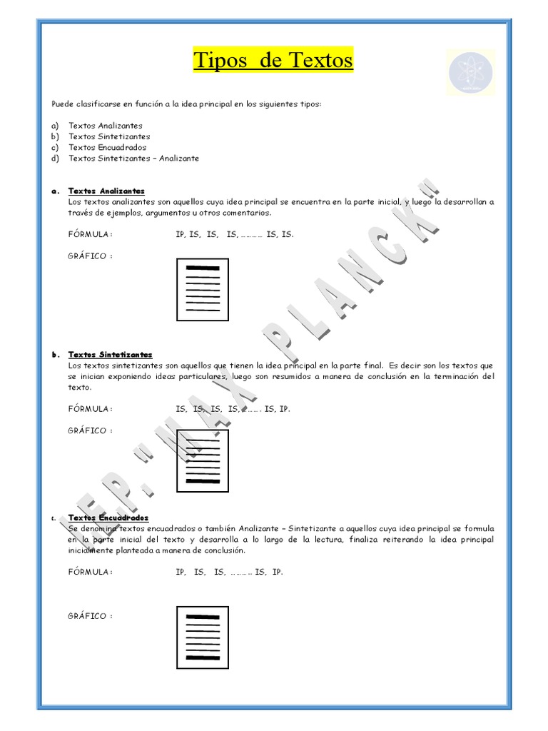 Tipos de Texto | PDF | sal | Libre comercio
