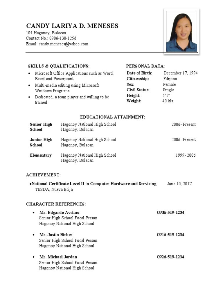Format Resume | PDF