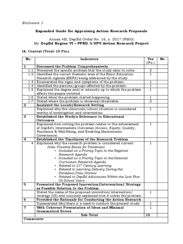 Action Research Proposal Guide | PDF | Data Analysis | Data