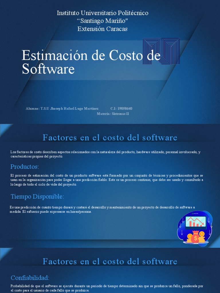 Estimación de Costo de Software | PDF | Software | Ingeniería de software