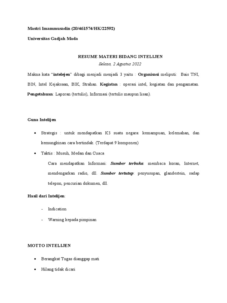 Resume 2 Intel | PDF