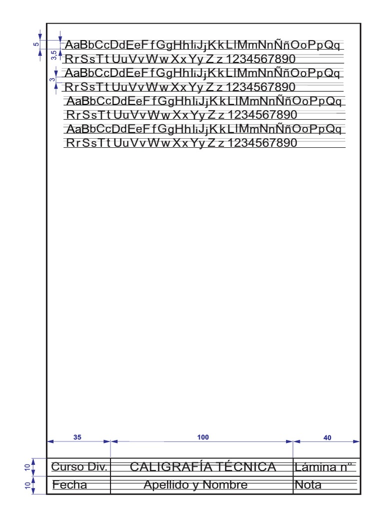 Formato, Rótulo, Letras PDF | PDF