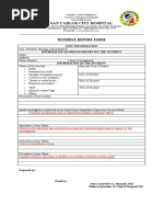 HEARS REPORT Form | PDF | Patient | Health Sciences