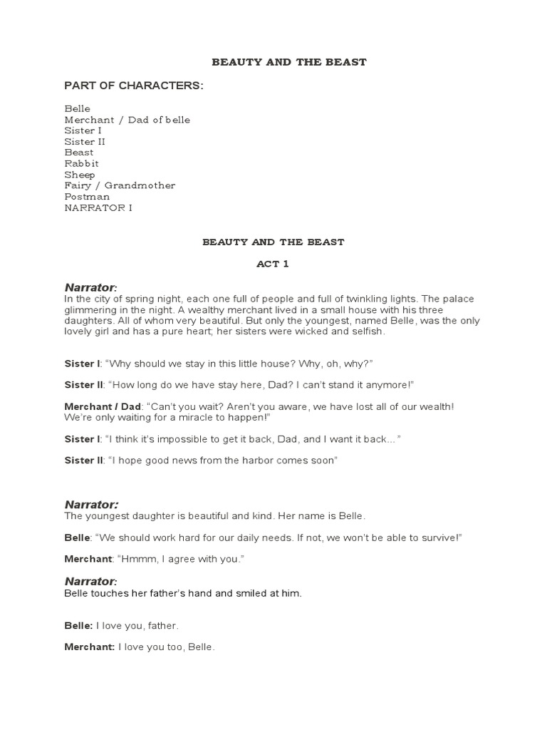 Beauty and The Beast | PDF