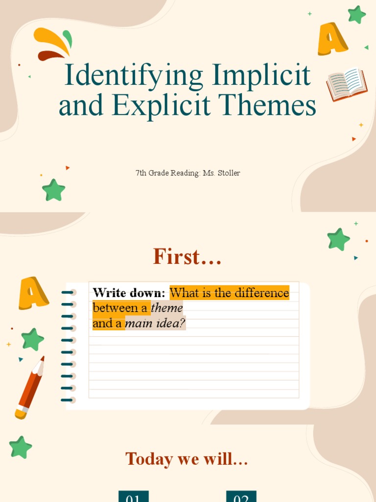 Identifying Themes in 7th Grade Reading | PDF