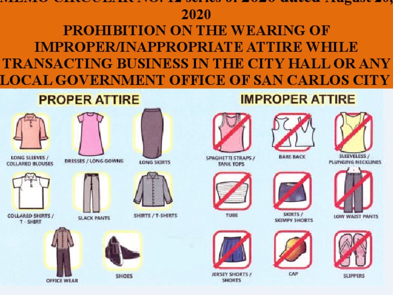 Dress Code for San Carlos Offices | PDF