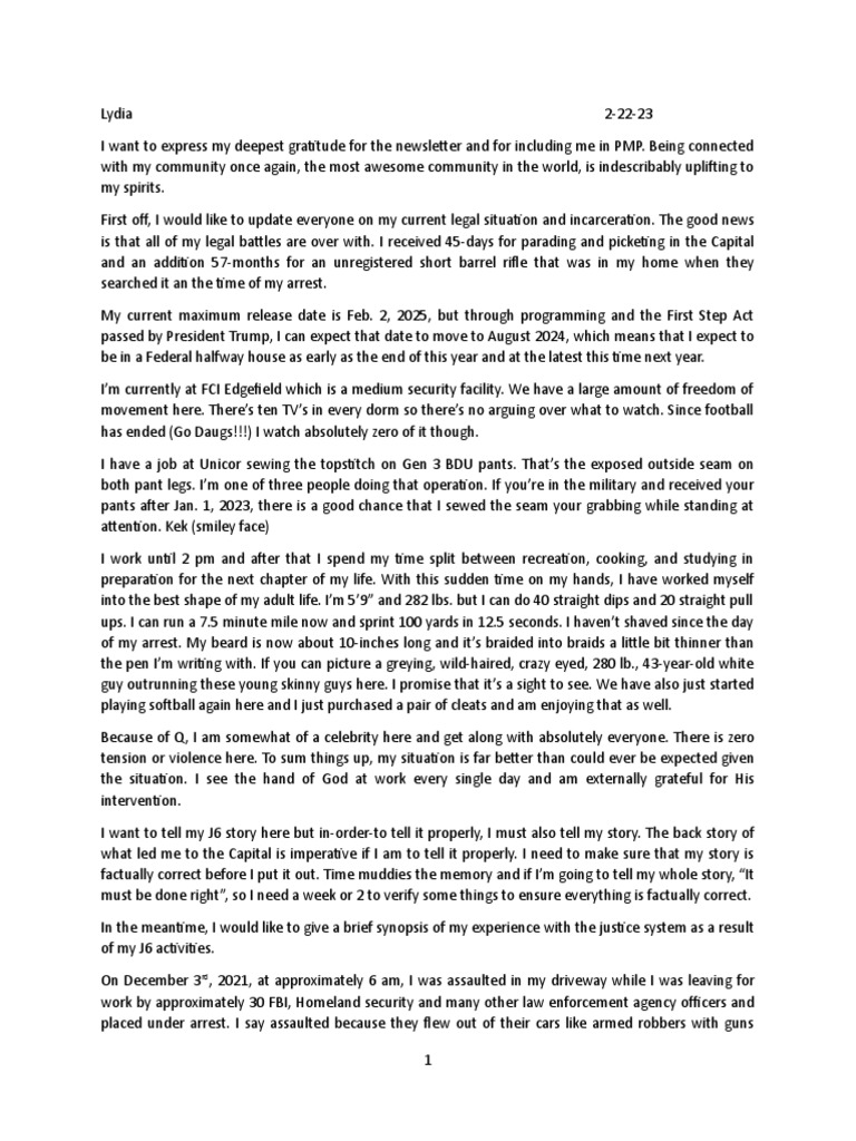 J6 Political Prisoner Matthew Webler - Government Locked Him Up Then Came Back and Took His Son ...