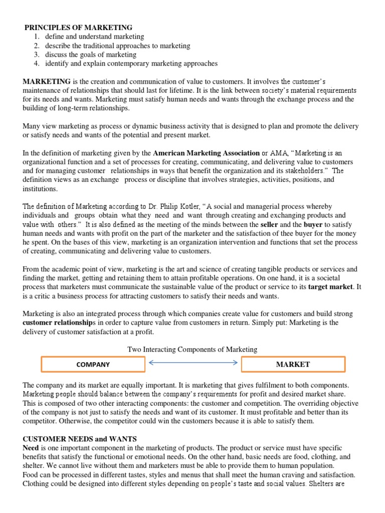 Principles of Marketing | PDF | Marketing | Marketing Research