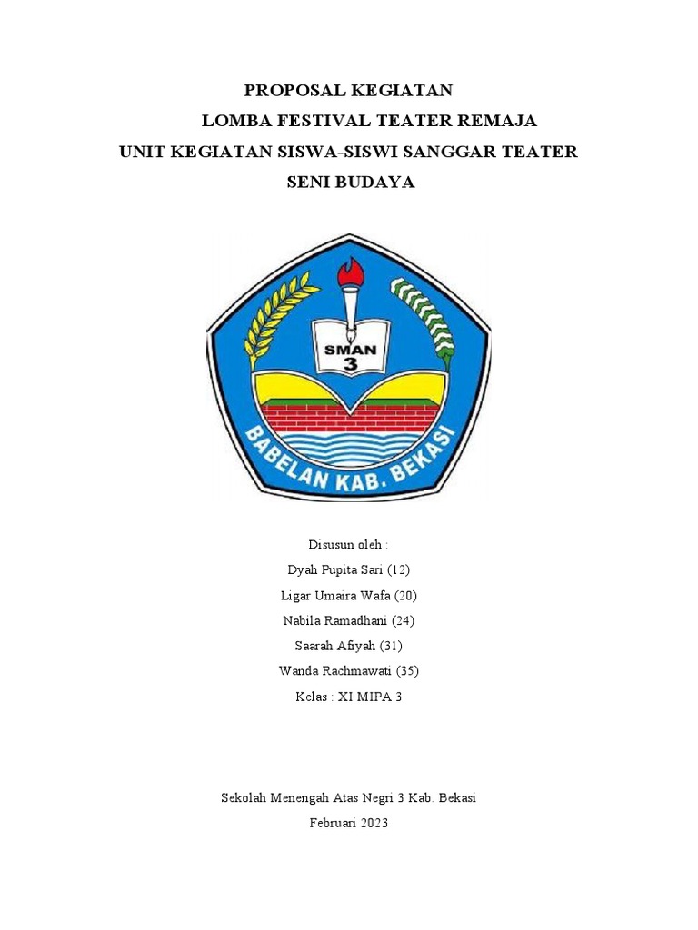 Proposal Kegiatan Seni Budaya-1 | PDF