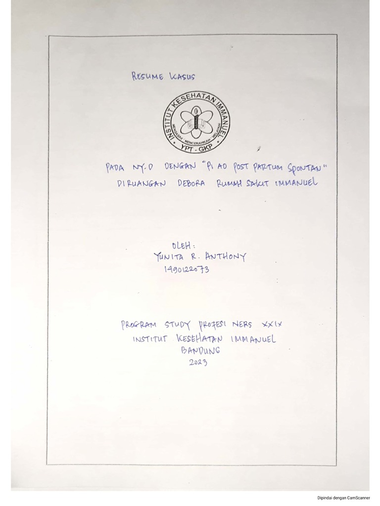 Resume Kasus Debora | PDF