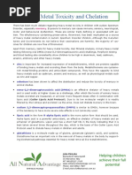 Cutler Protocol for Mercury Chelation | PDF | Dose (Biochemistry ...