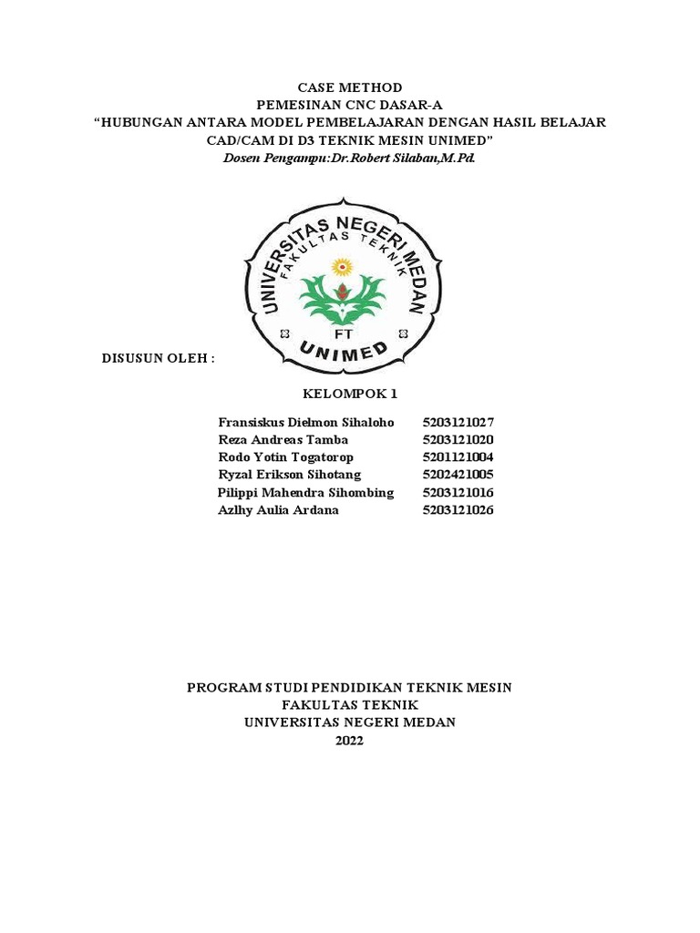 Case Method CNC Kelompok 1 | PDF | Karier & Perkembangan
