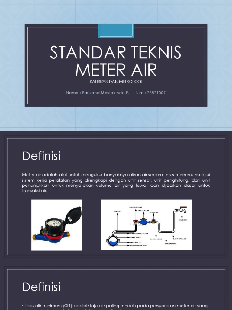 Kalibrasi Meter Air | PDF