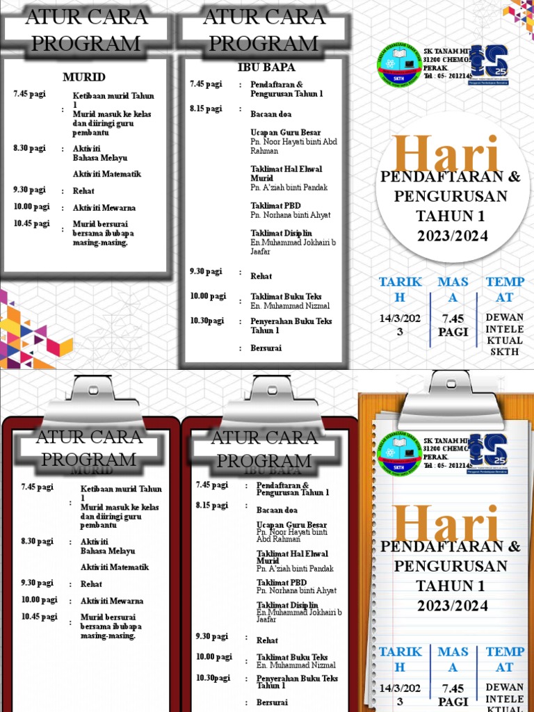 2023 Brochure Program Pendaftaran Tahun 1 | PDF