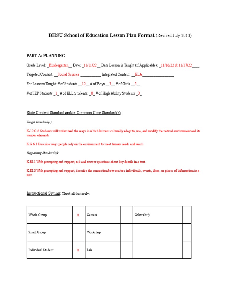 Compare and Contrast Wampanoag and Pilgrim Kids Lesson Plan | PDF ...