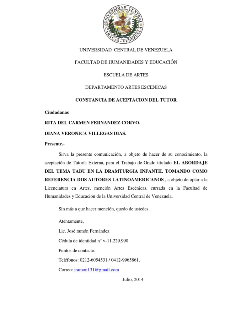 El Abordaje Del Tema Tabu en La Dramaturgia Infantil PDF | PDF | Abuso ...