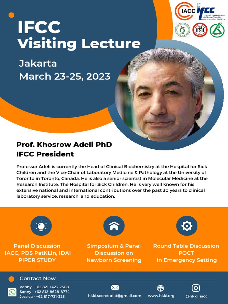 IFCC Visiting Lecture | PDF | Health Care | Medical Specialties