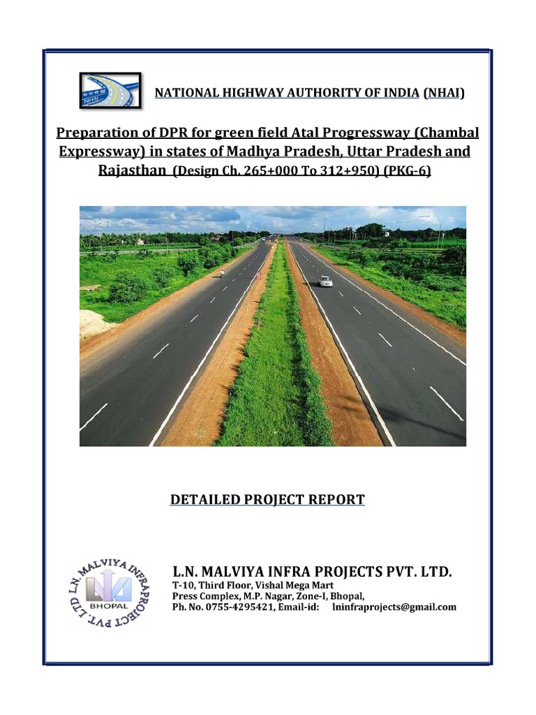 DPR Pkg-6-1-50 PDF | PDF | Road | Controlled Access Highway