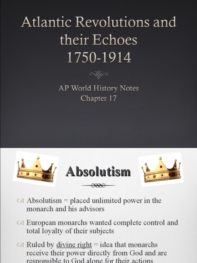 Absolutism and The American Revolution | PDF | House Of Tudor | British ...