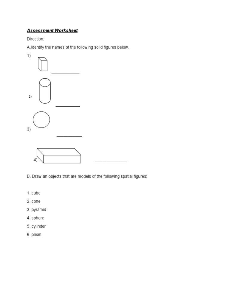Math 6 Q3, W1, D1 Assessment Worksheet | PDF | Teaching Methods & Materials