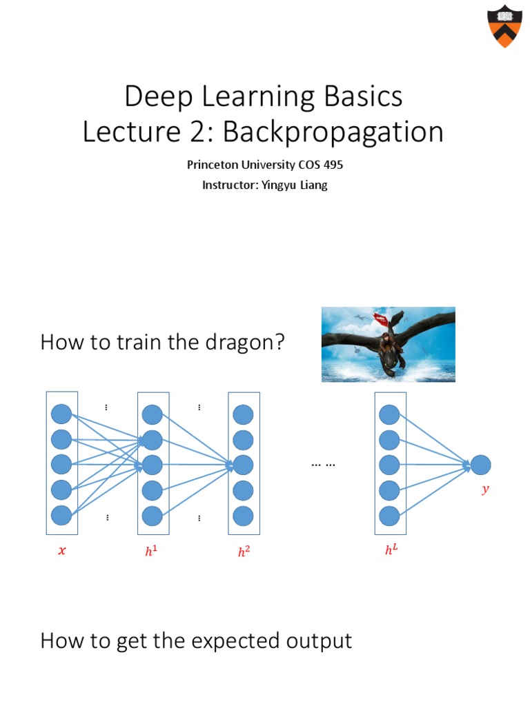 Deep Learning Basics Lecture 2 Backpropagation | PDF | Artificial ...