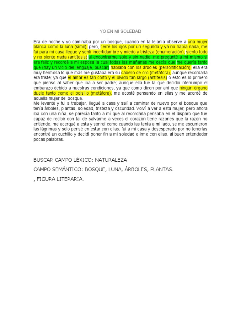 Yo en Mi Soledad | PDF