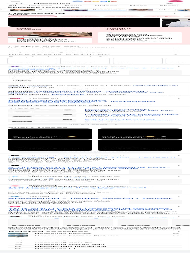 Heeseung - Google Search For Hee Biased | PDF