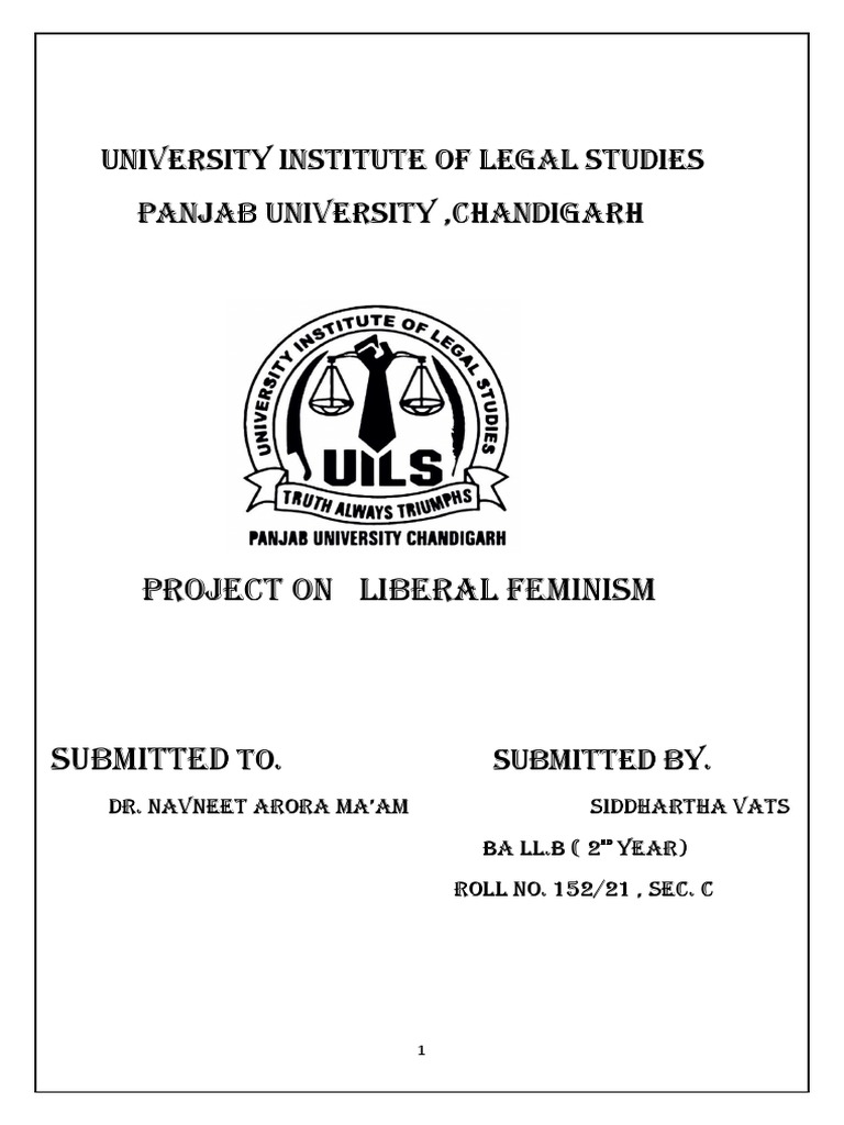 Feminism Sociology Project | PDF | Feminism | Gender Studies