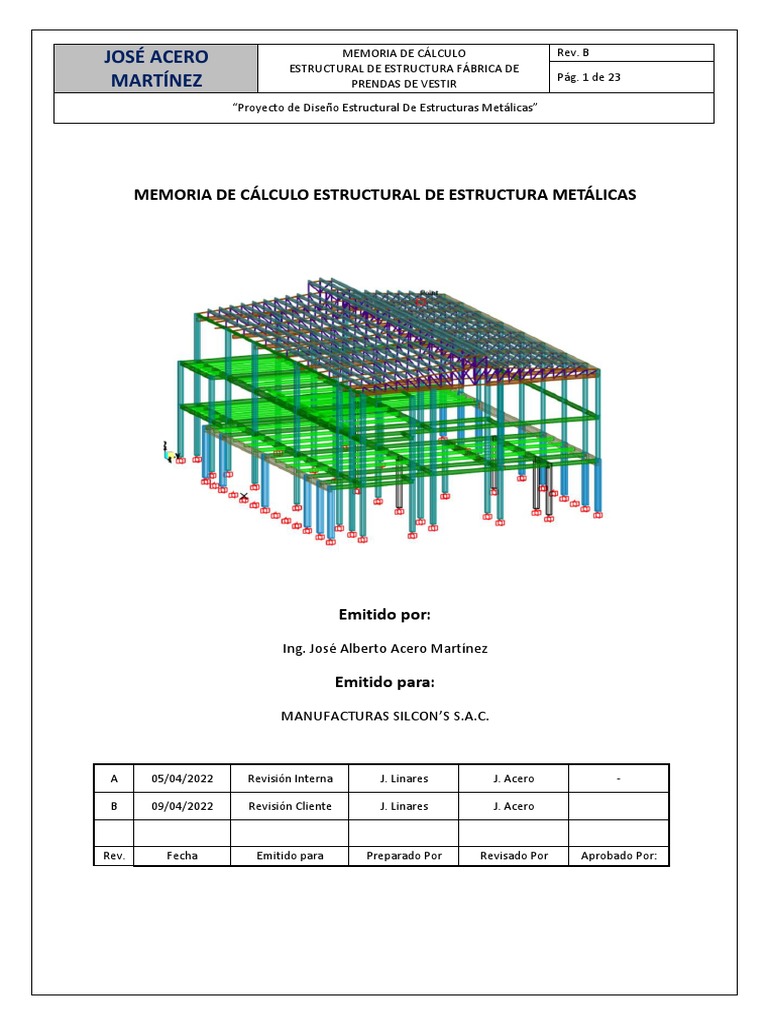 JAM - 001 - Memoria de Cálculo Estructural | PDF | Fundación ...