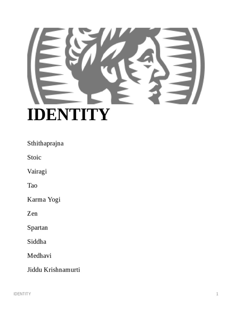 IDENTITY | PDF